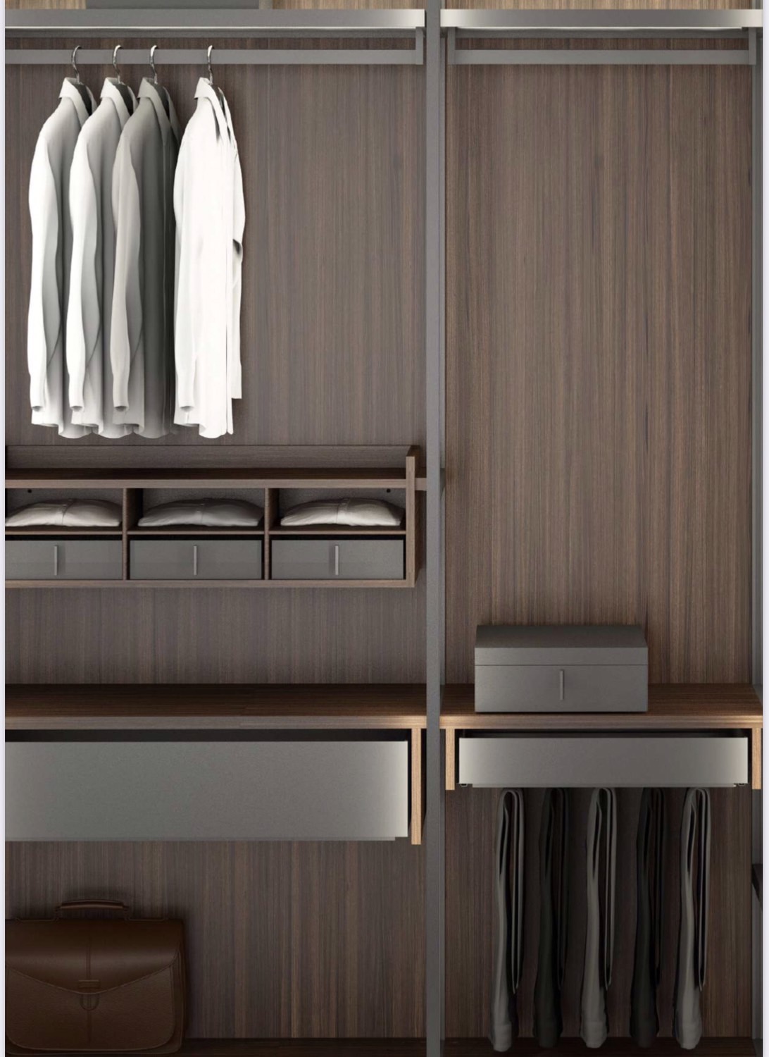 Aluminium Profile for wardrobe and walk-in closets - RCD Design Center
