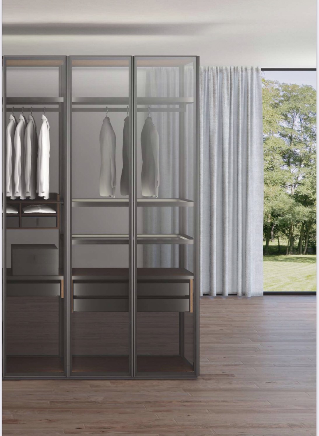 Aluminium Profile for wardrobe and walk-in closets - RCD Design Center